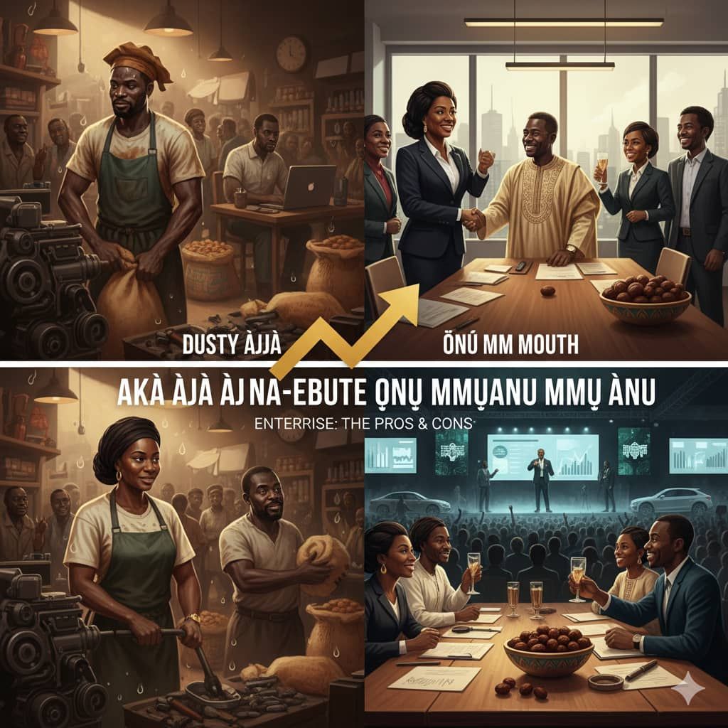 Aka Àjà Àjà Na-ebute Ọnụ Mmanụ Mmanụ: The Igbo Philosophy of Enterprise ...